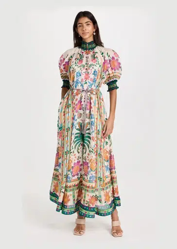 Zimmermann Ginger Swing Maxi Dress Multi Size 0P / AU 6 | The Volte