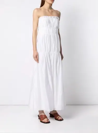 Sir The Label Evie Strapless Dress Ivory Size 0 / 6 AU | The Volte