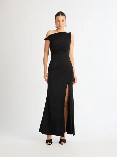 Sheike Stella Maxi Dress Black Size 16 | The Volte