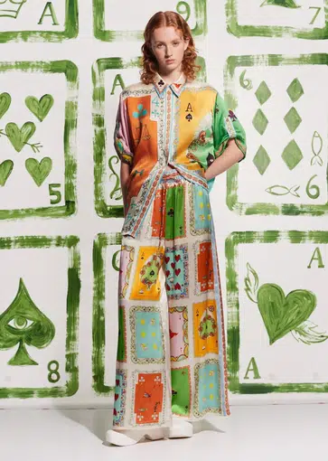 Alemais Rummy Shirt and Pant Set Multi Size AU 8 | The Volte