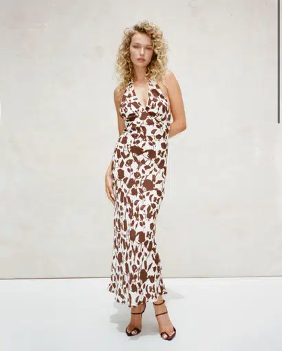 Realisation Par The Simone Dress in Chocolate Size 8 | The Volte