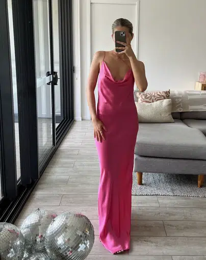 Natalie Rolt Gown Pink Size 1/8 | The Volte