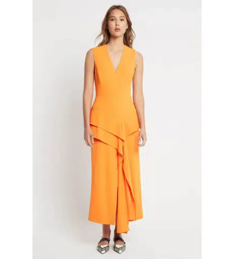 Sass & Bide Moon Movement Dress in Orange Size 6 | The Volte