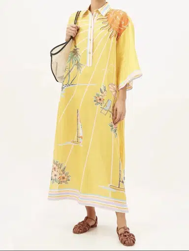 Alemais Pool Dress Yellow Size 12 | The Volte