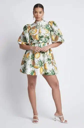Sheike Pina Colada Mini Dress Multi Size 12 / L | The Volte