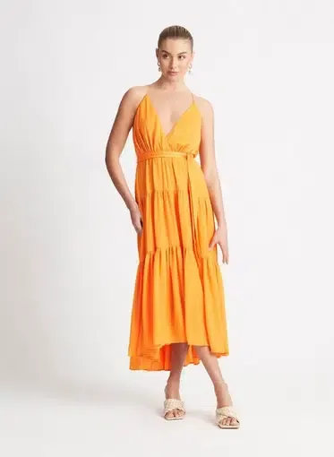 Sheike Sirocco Maxi Dress Orange Size 16 | The Volte