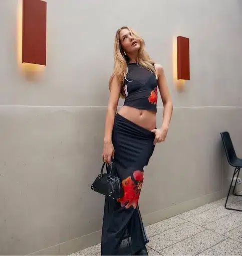 With Harper Lu Mesh Set Floral Size 6 | The Volte