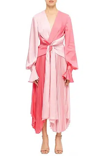 Acler Empire Dress Pink Size 8 | The Volte