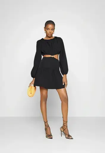 Mossman Streamline Mini Dress Black Size 6 | The Volte