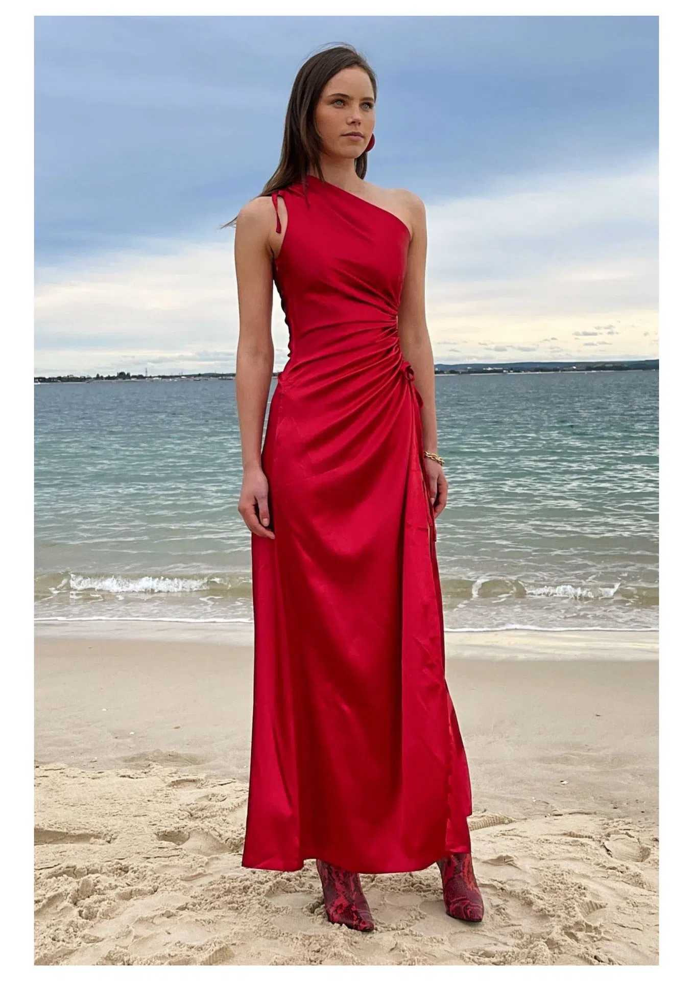Sonya Moda Nour Maxi Dress Scarlett Red Size 6 | The Volte