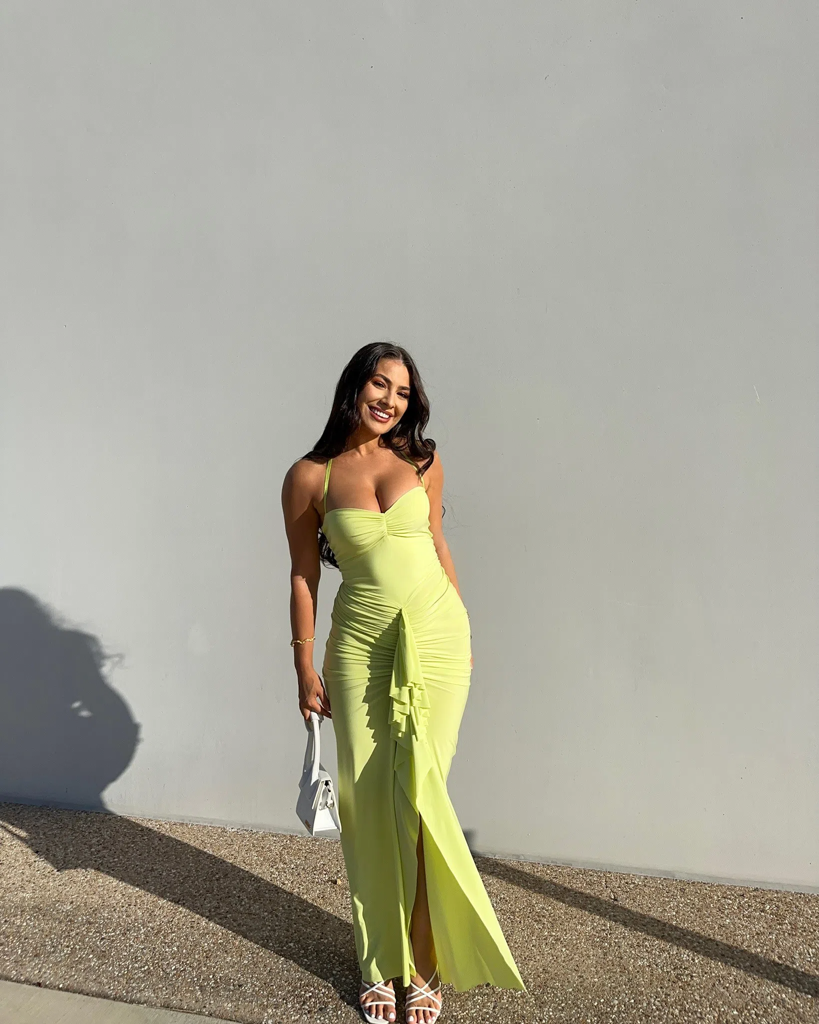 Natalie Rolt Shontae Gown in Citron Size 2 / AU 10 | The Volte