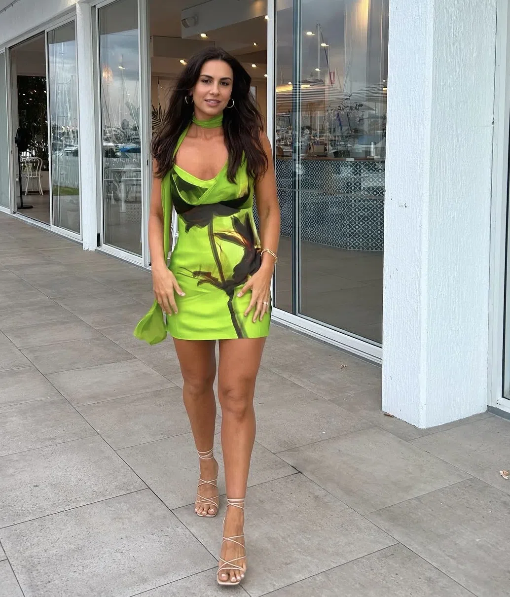 Rat & Boa Orisha Dress Green Floral Print Size 10 | The Volte