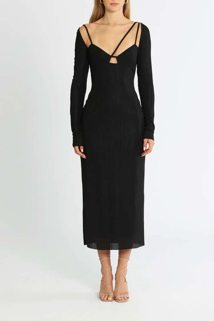 Camilla and Marc Verner Dress Black Size 8 | The Volte