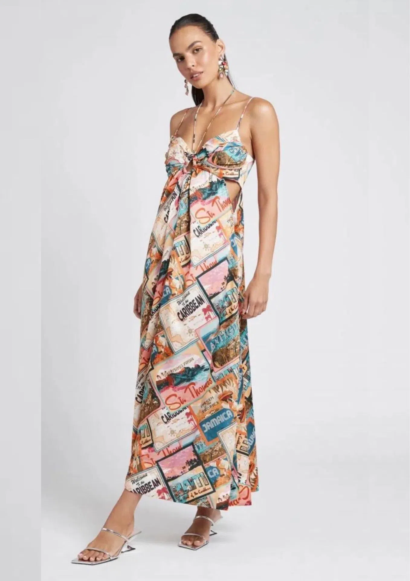 Sheike Caribbean Queen Dress Print Size 8 | The Volte