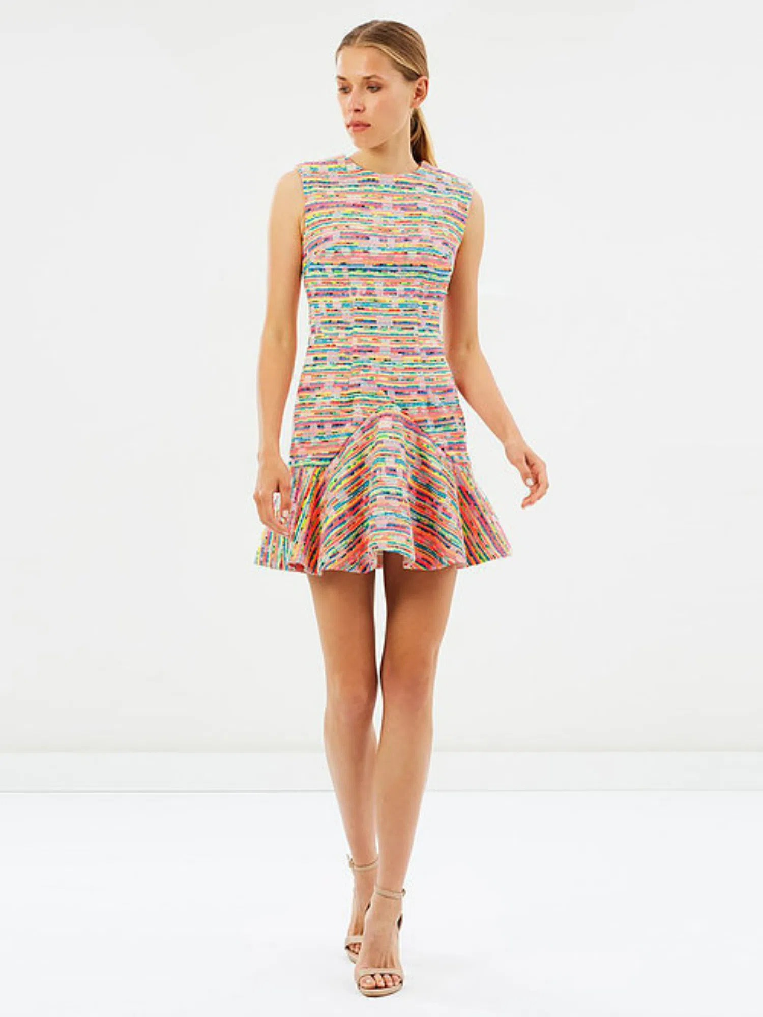 By Johnny Neon Wave Mini Dress in Multi Size AU 10 | The Volte