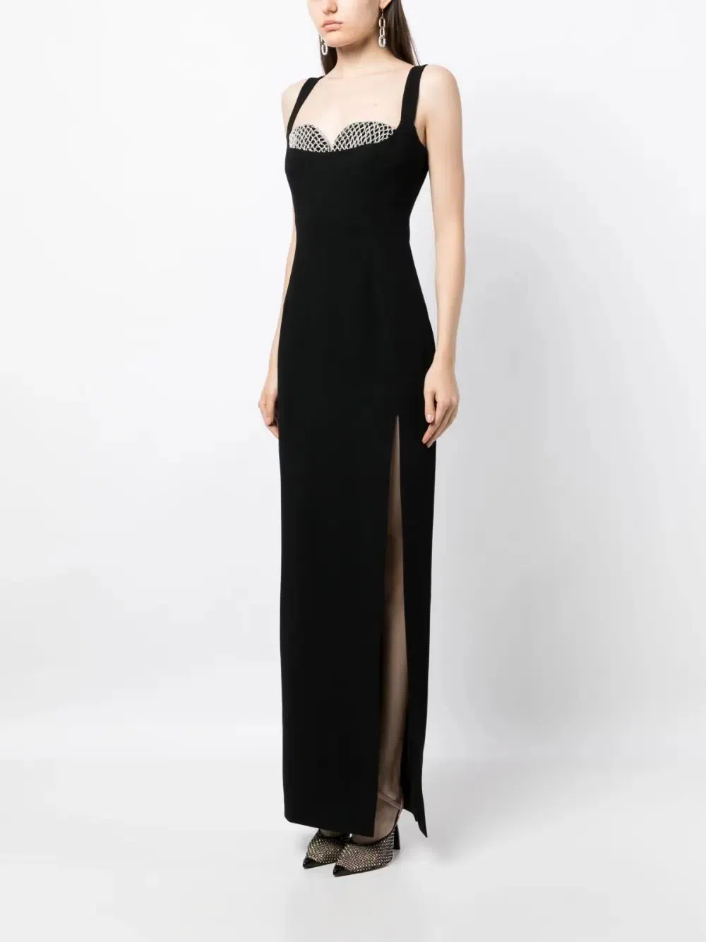 Rachel Gilbert Eli Gown Black Size 10 | The Volte