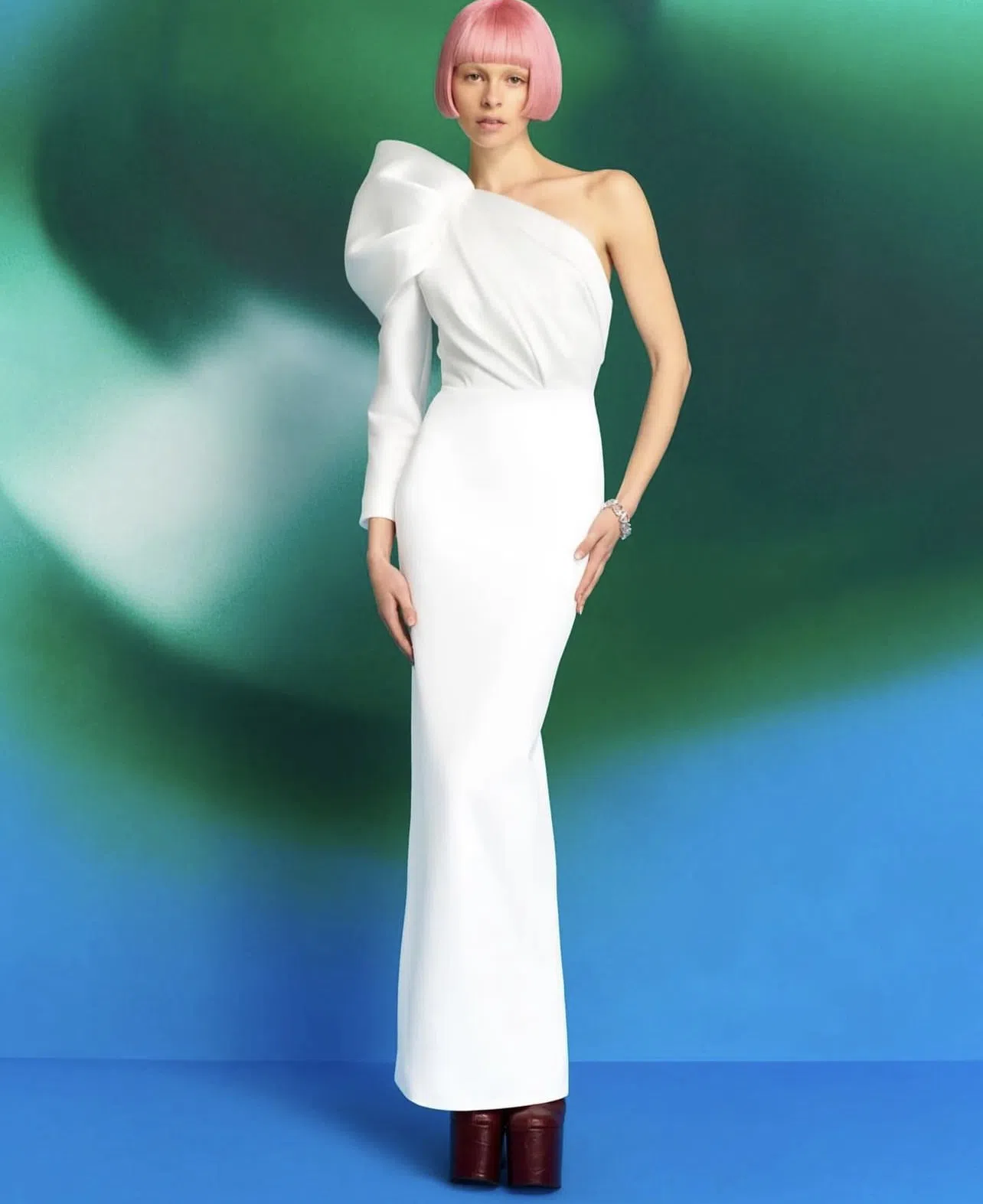 Solace London Lexi Maxi Dress Cream Size 8 | The Volte