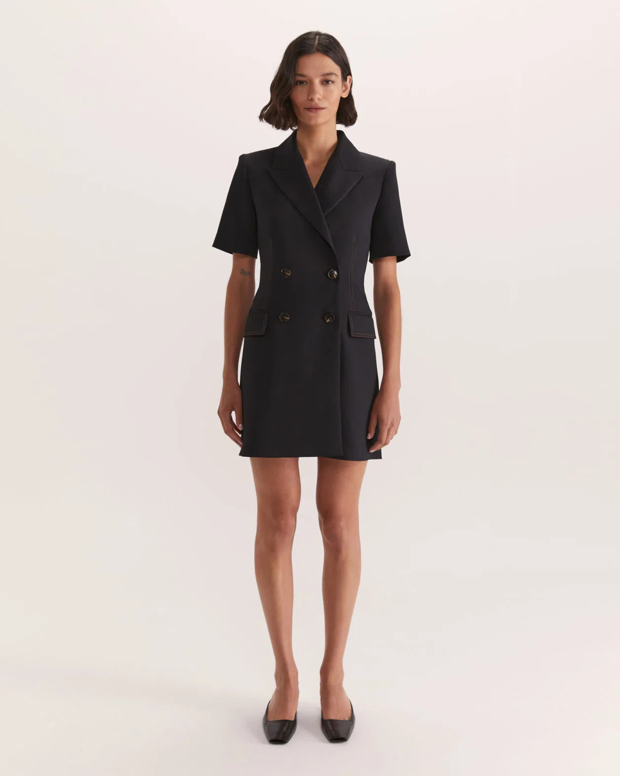 Saba Dharma Blazer Mini Dress Black Size 10 | The Volte