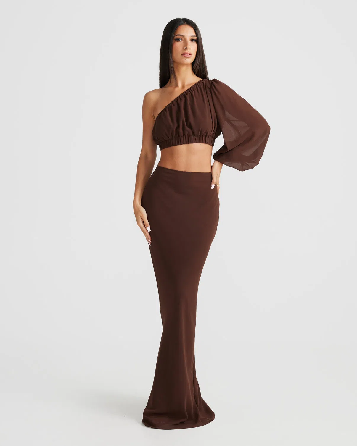 Melani The Label Eboni Set Brown Size S / AU 8 | The Volte