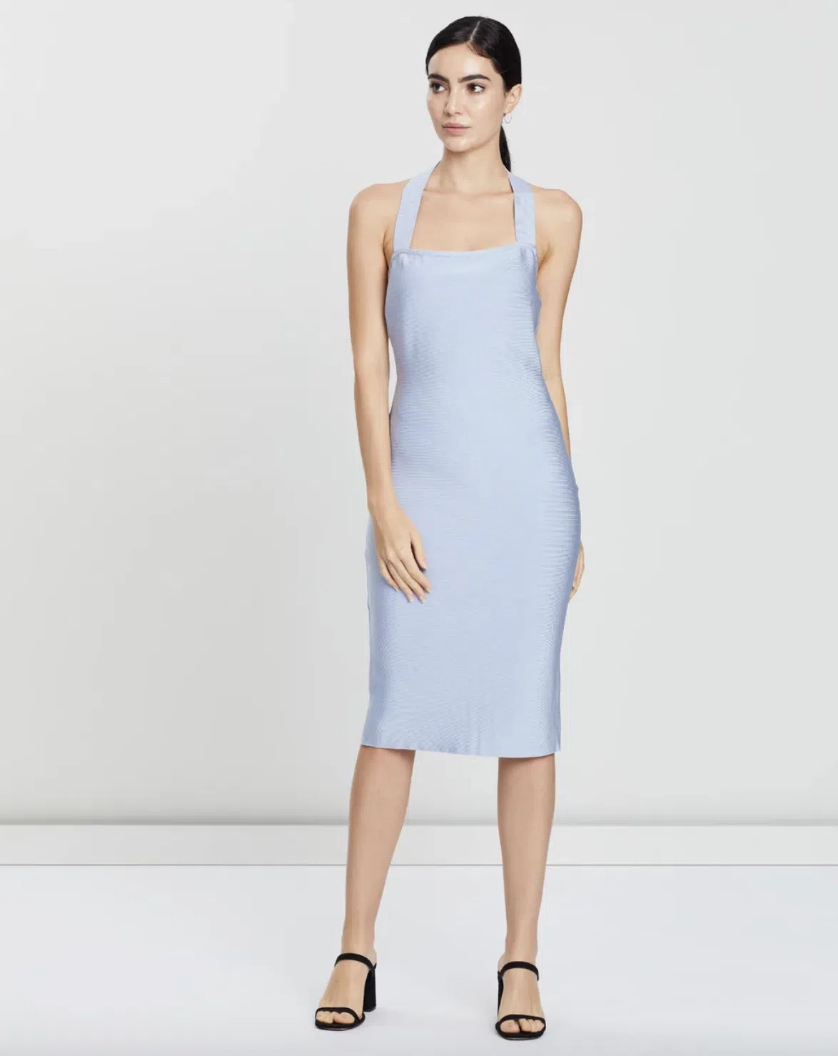 Misha Collection Julia Midi Dress Sky Blue Size AU 4 | The Volte