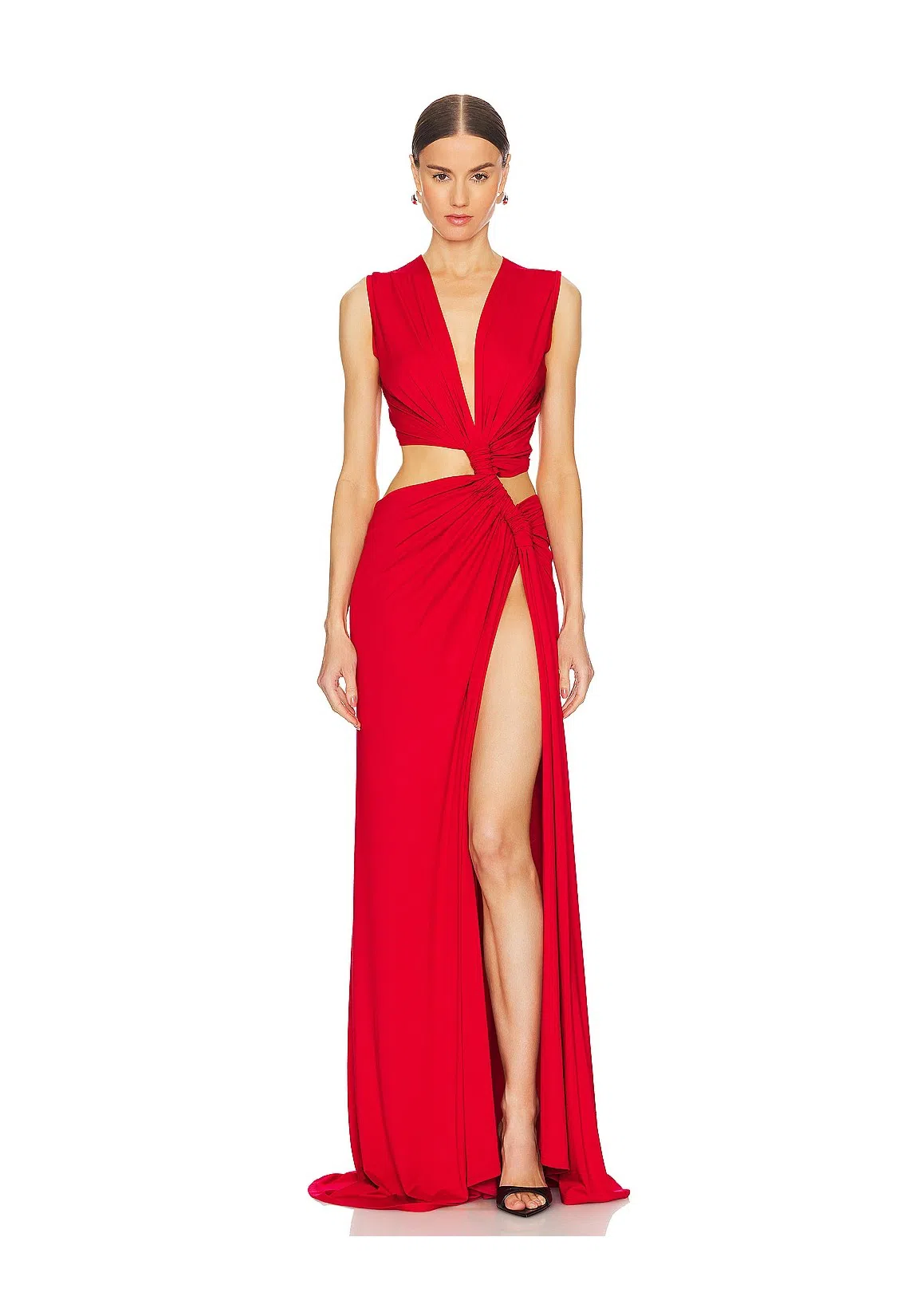 Sid Neigum Triple Loop Dress in Red Size 6 | The Volte