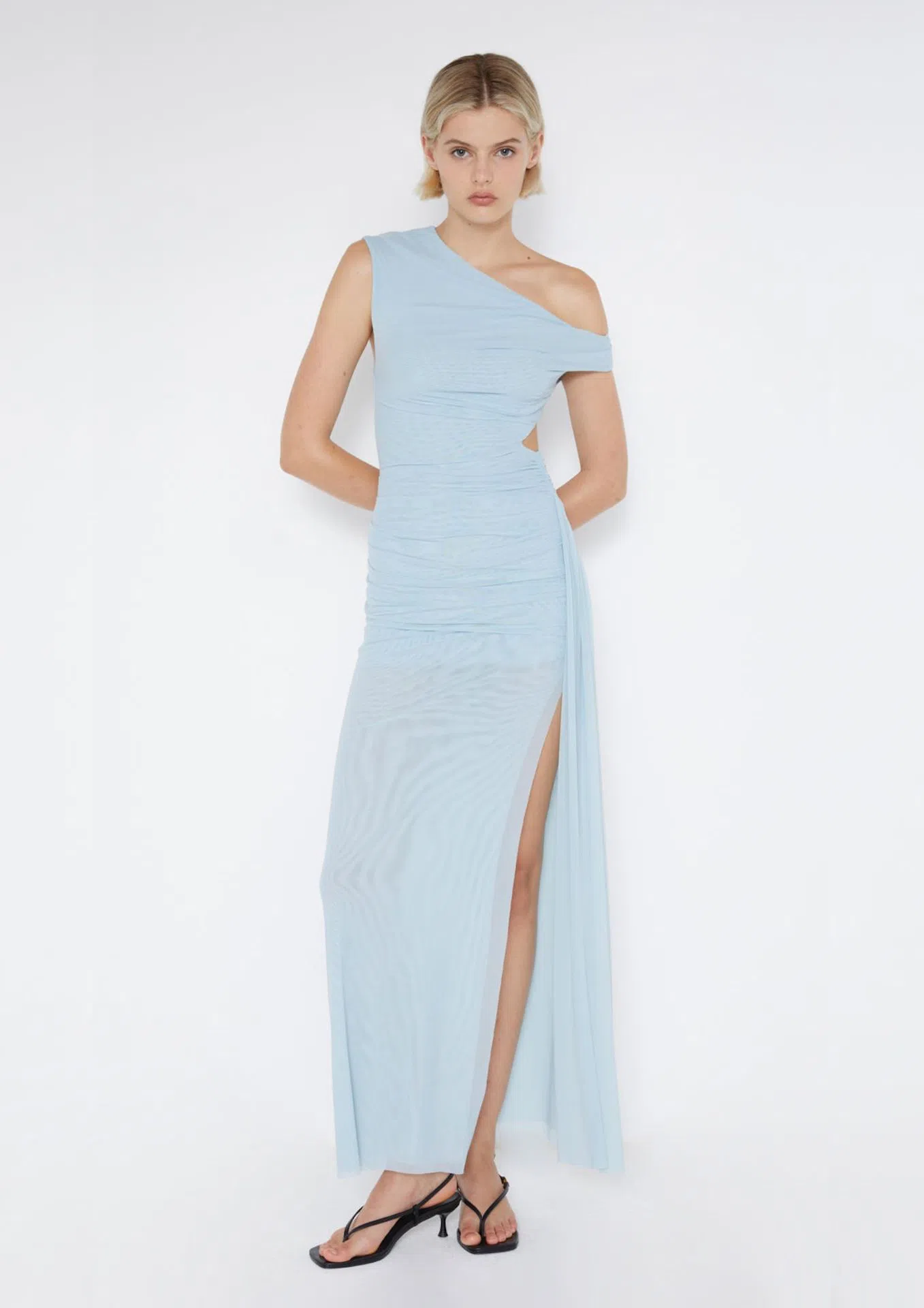 Bec & Bridge Victoria Asym Dress Sky Blue Size 6 | The Volte