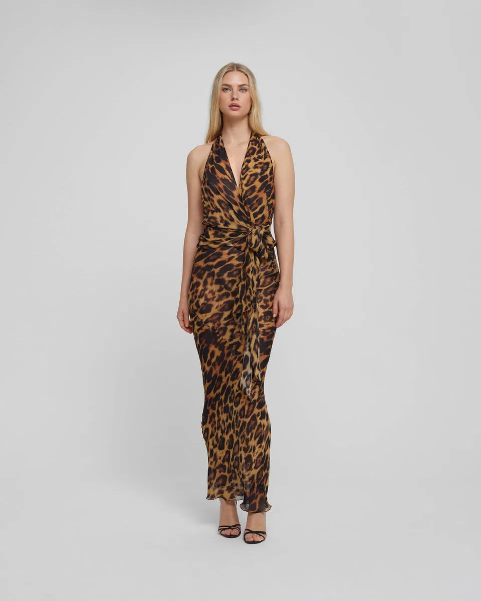 Rat & Boa Monique Set Leopard Print Size 8 | The Volte