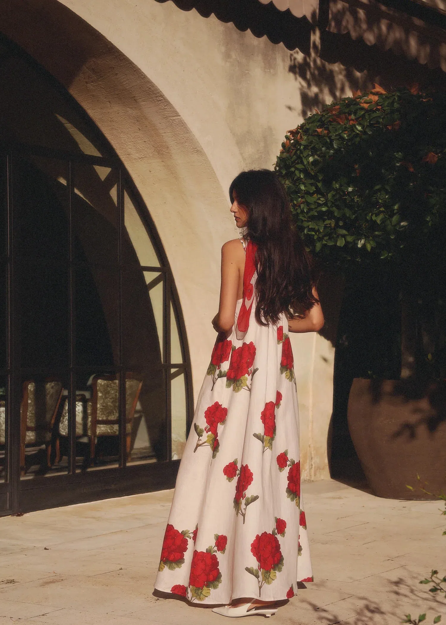 Morton Mac Camilla Dress in Crimson Ivy Size M / AU 10 | The Volte