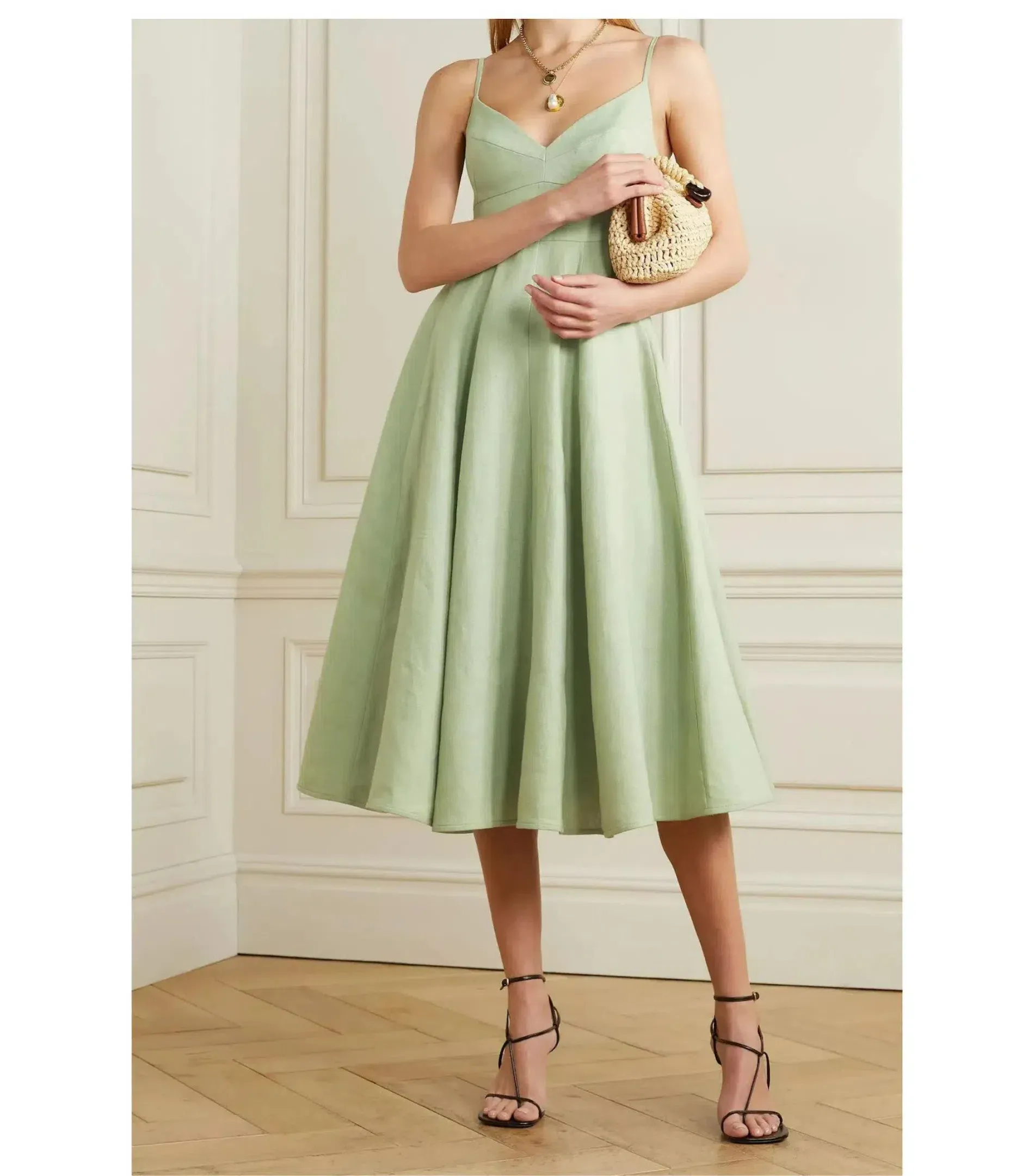 Zimmermann Dancer Picnic Dress Sage Size 0 / AU 8 | The Volte