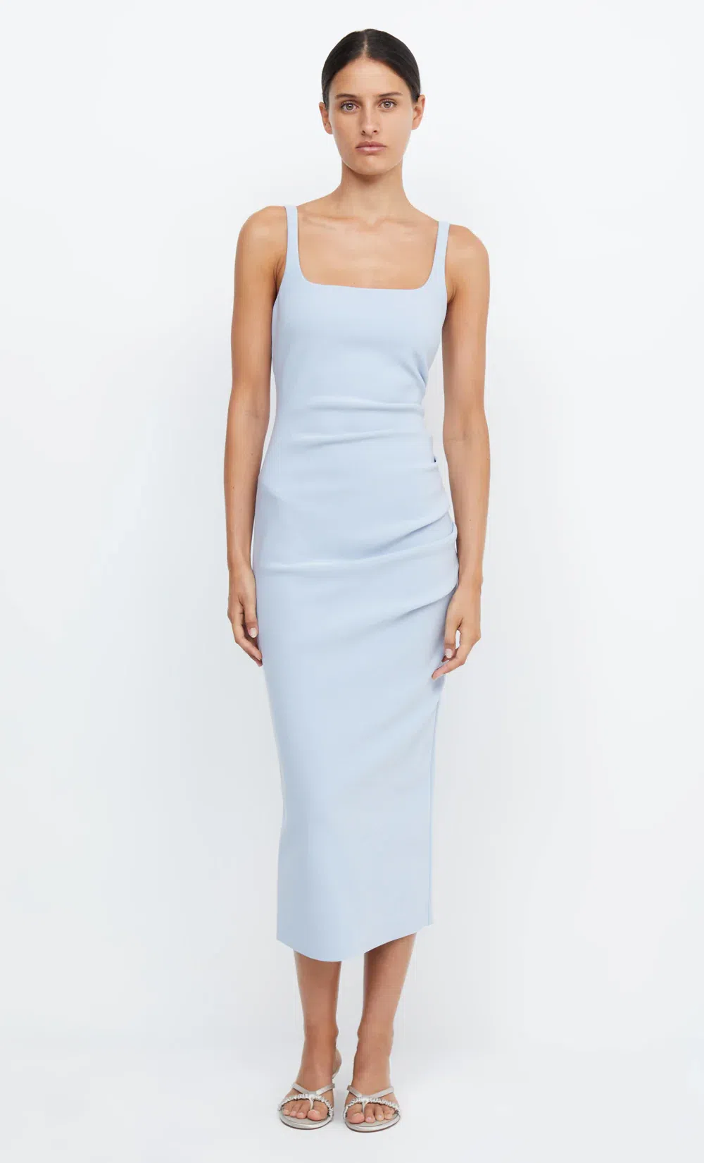 Bec & Bridge Be Mine Square Neck Dusty Blue Size 10 | The Volte