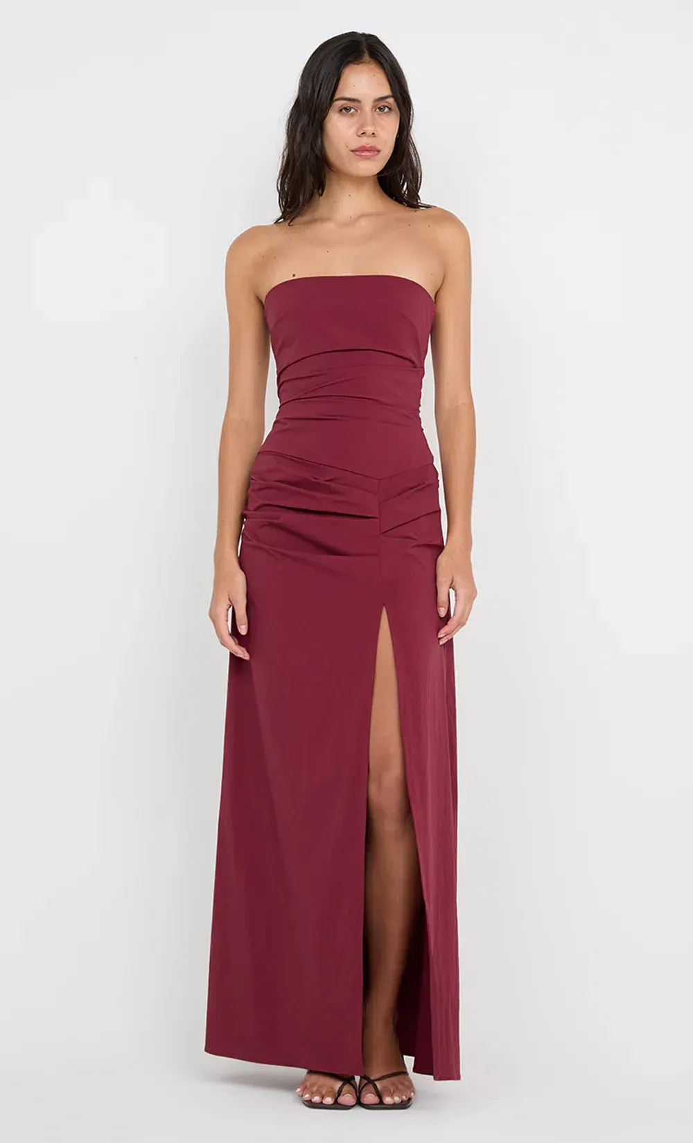 Bec & Bridge Angelina Strapless Maxi Dress Plum Size 8 | The Volte
