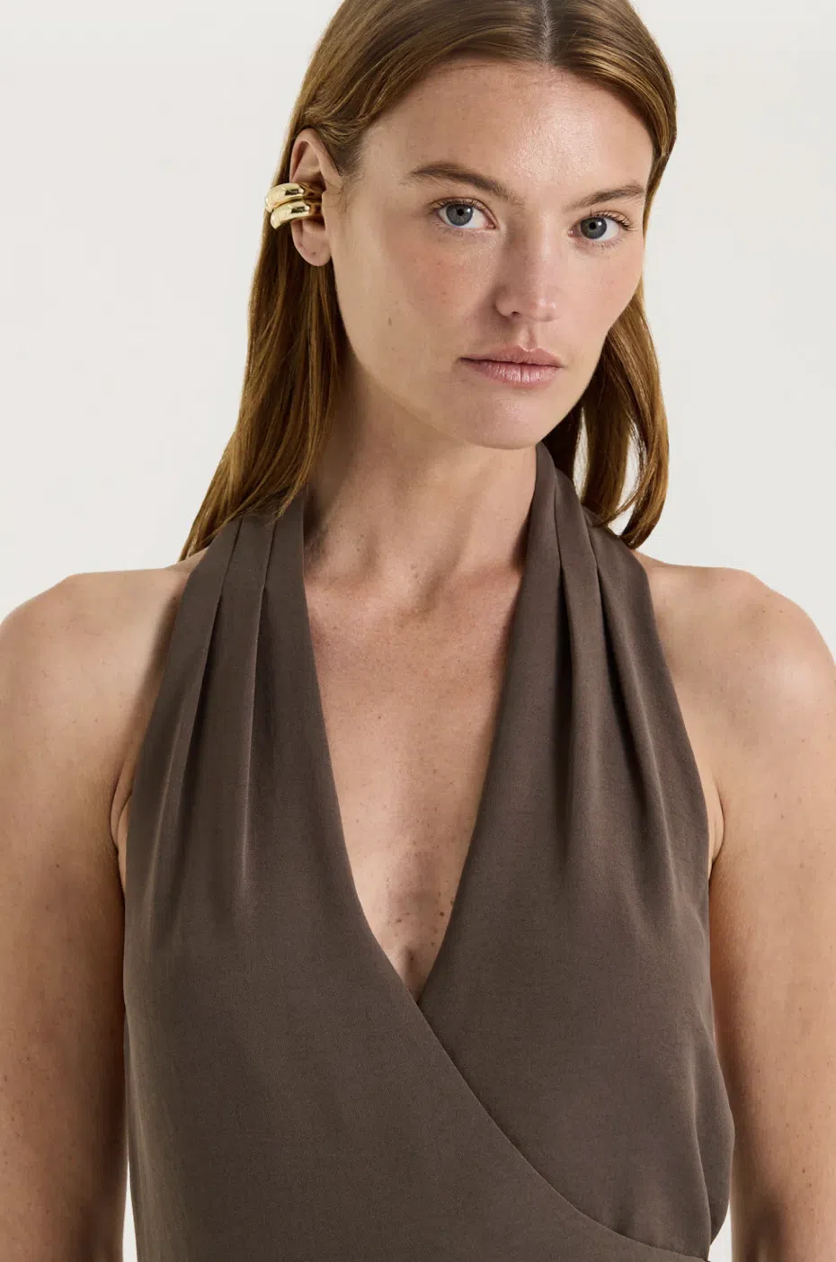 Henne Vida Dress Umber Size 4 | The Volte