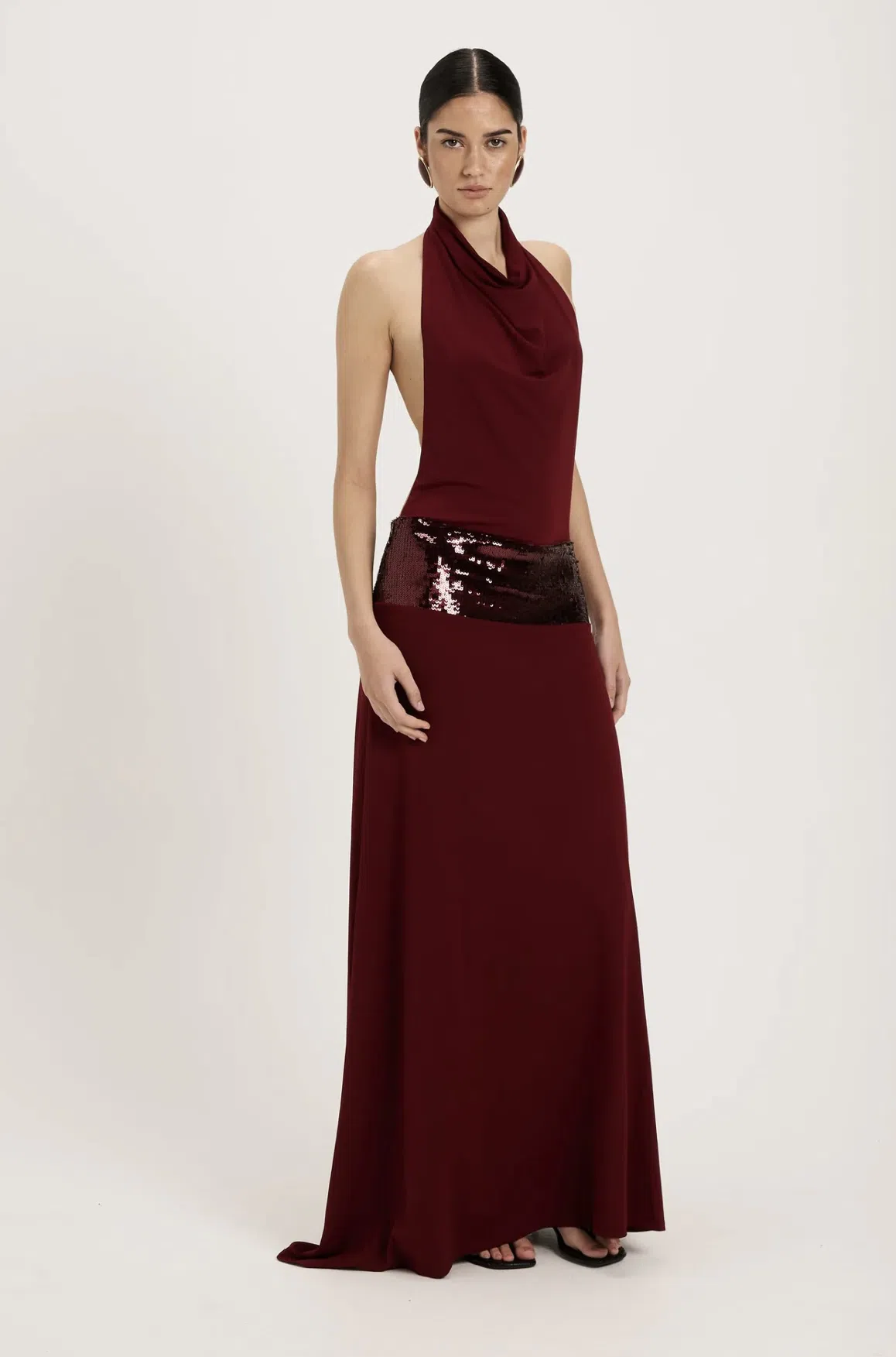 Ance Gria Adele Gown size 8 in wine | The Volte