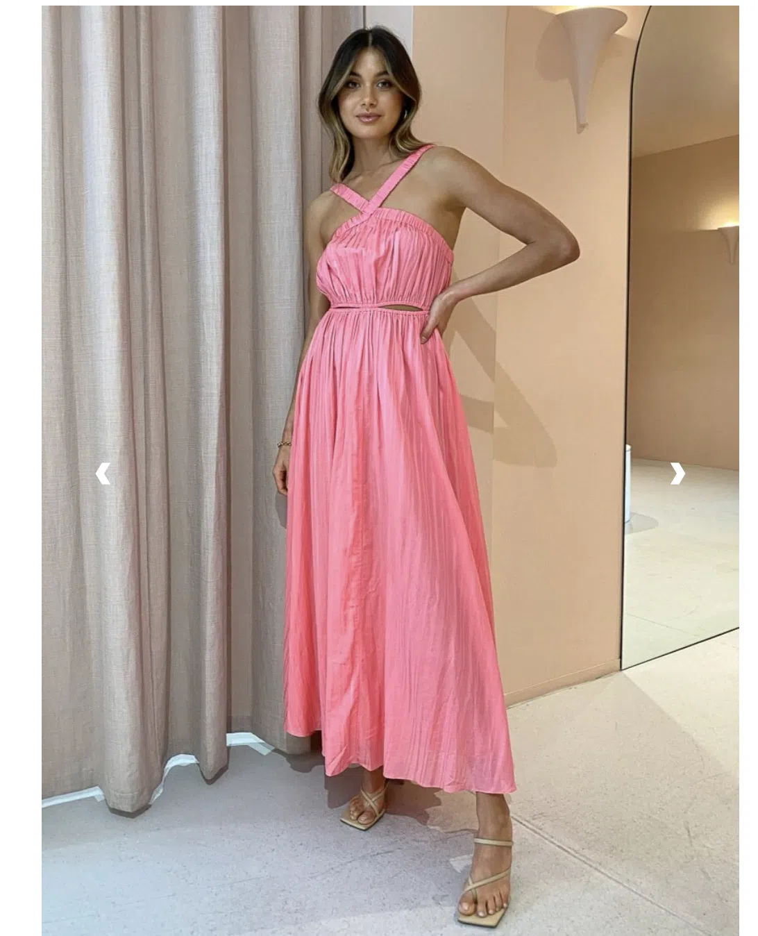 Steele Mirage Dress Pink Size 8 | The Volte