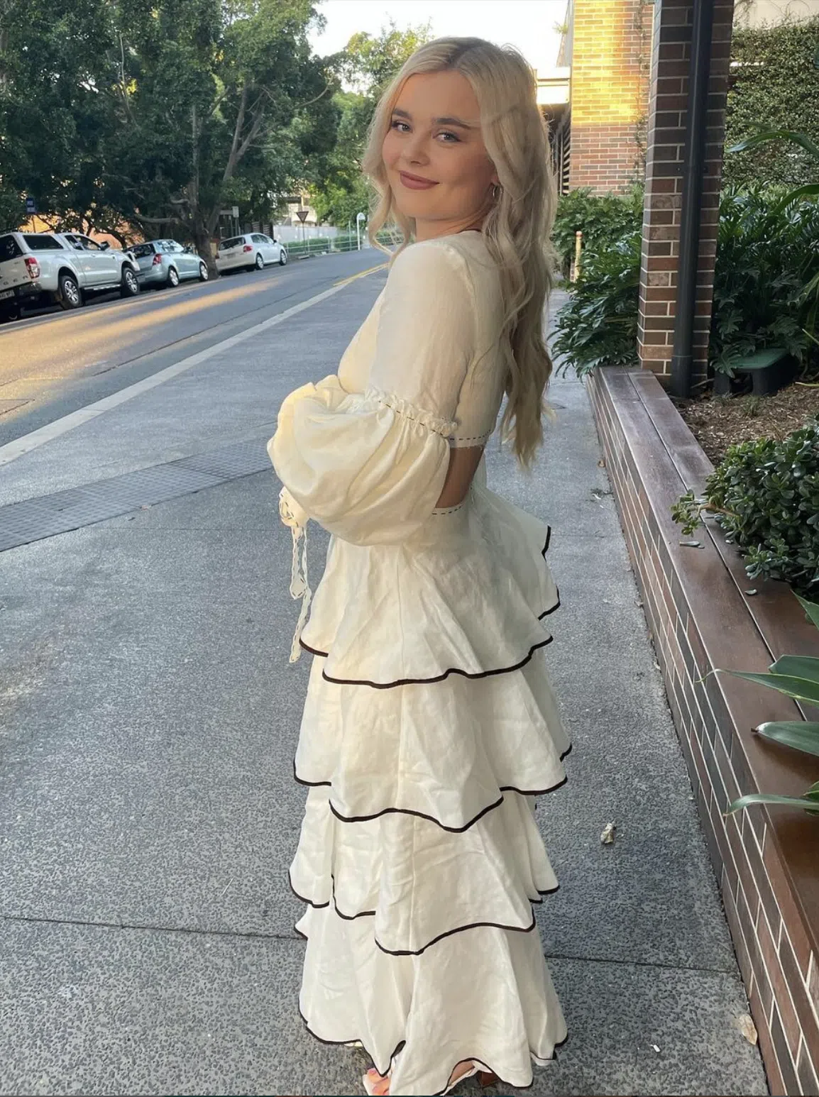 Aje Gracious Cut Out Dress White Size 10 | The Volte