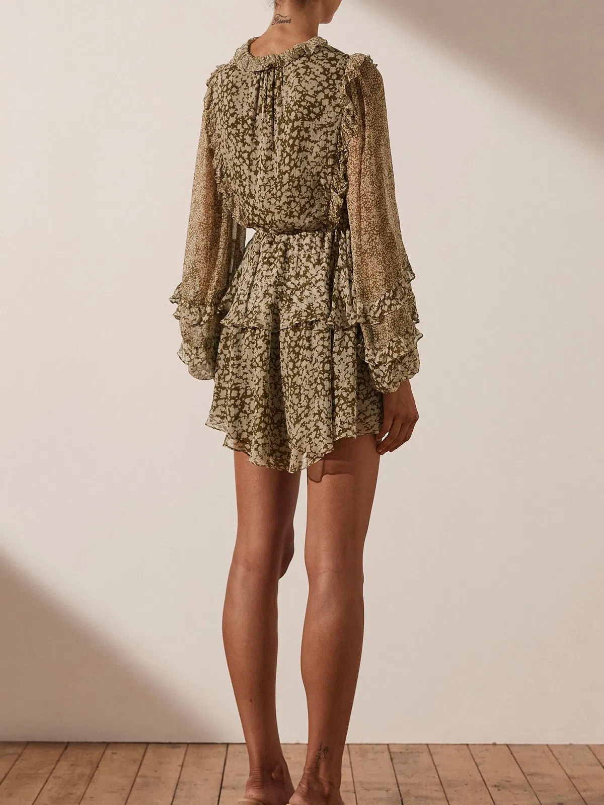 Shona Joy Claudette Mini Dress Print Size 10 | The Volte