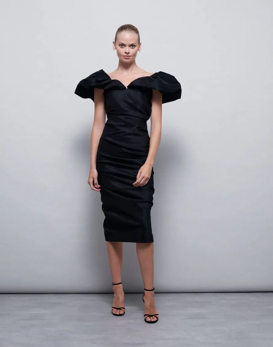 Rachel Gilbert Frey Dress Black Size 3 / AU 12 | The Volte