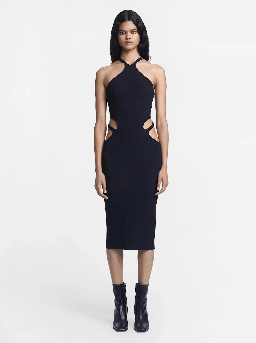 Dion Lee Lustrate Fork Dress Black Size S/ Au 8 | The Volte