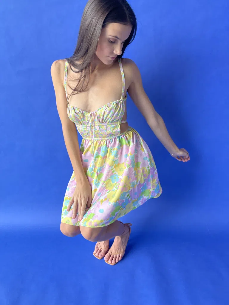 For Love & Lemons Emily Backless Dress Size XS/Au 6 | The Volte