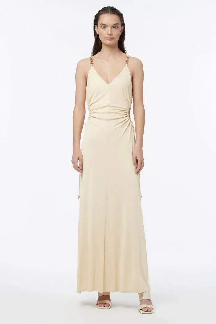 Manning Cartell Tuning in Dress in Custard Yellow Size AU 10