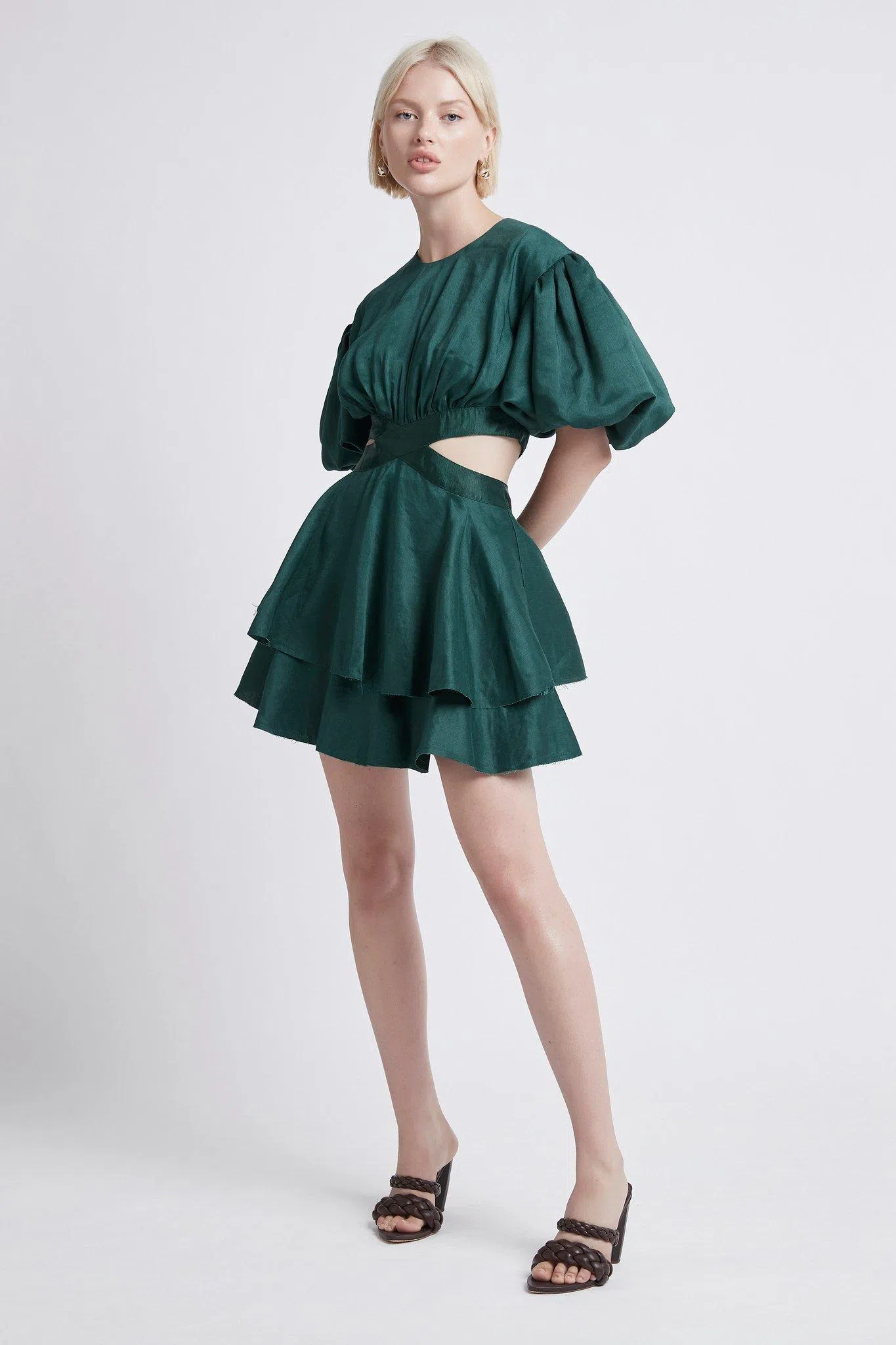 Aje Gracious Dress Green Size 8 | The Volte