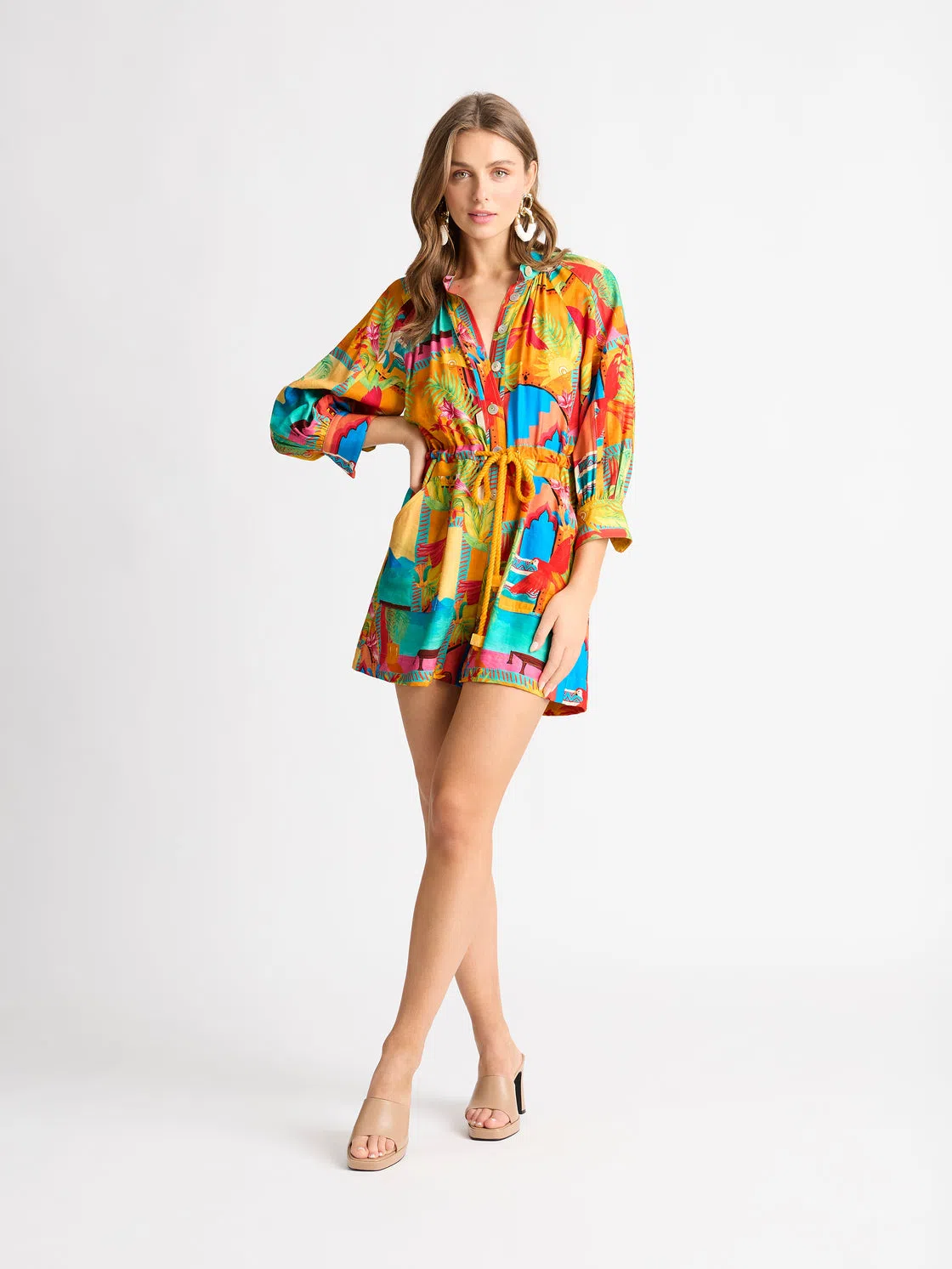 Sheike Aztec Paradise Playsuit Size 10 | The Volte