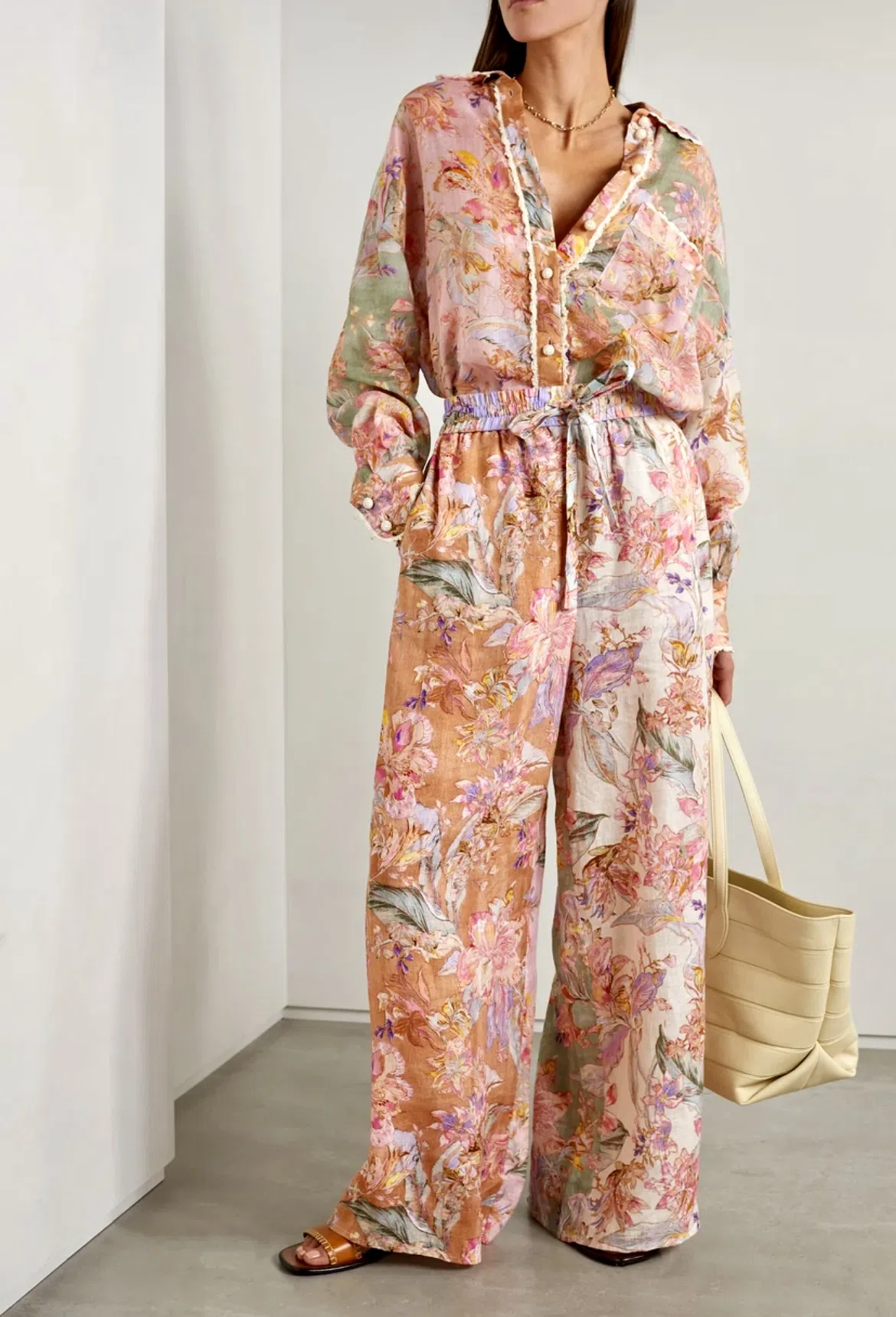 Zimmerman Cira Top and Pant Set Multi-colored Size 0P-1/ Au 6-10