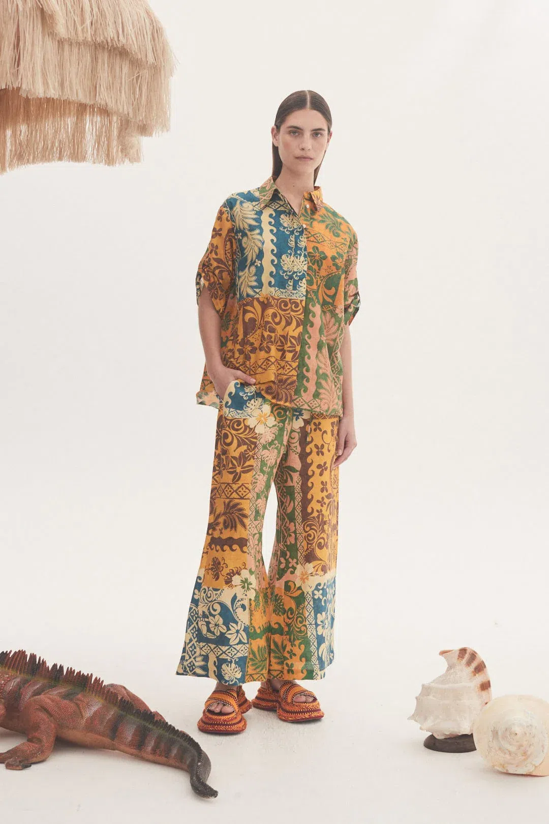 Alemais Archie Shirt And Pant Set Multi Size 8 | The Volte