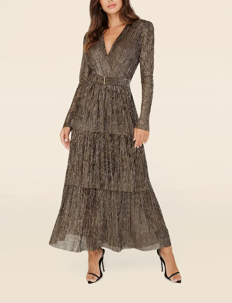 Sheike All That Sparkles Dress Bronze Size 10 | The Volte