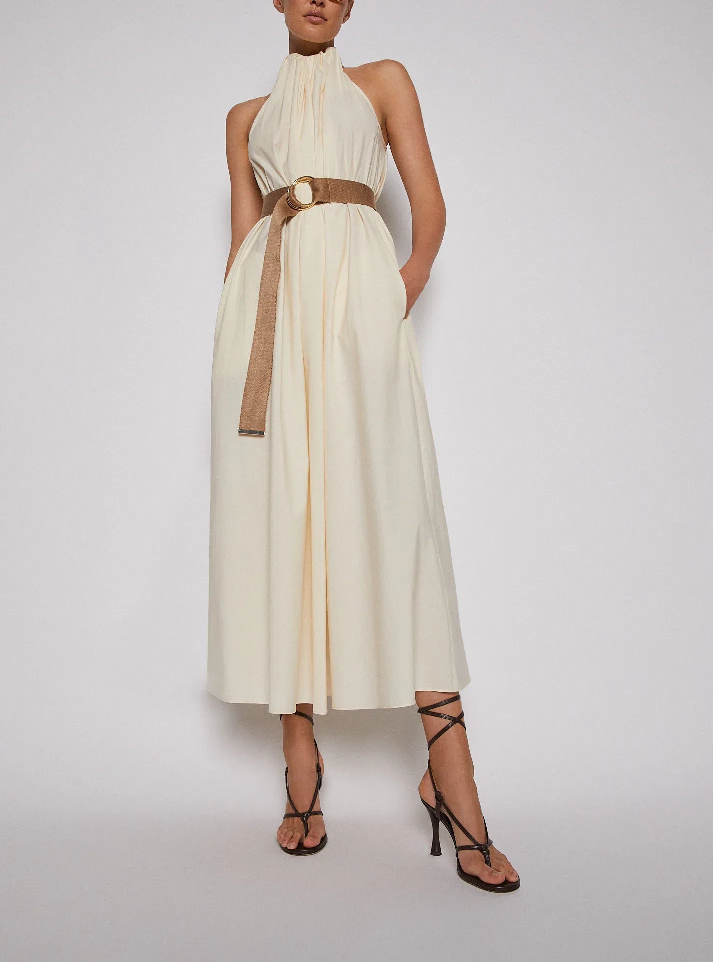 Scanlan Theodore Cotton Strapping Dress Yellow Size S / Au 8 | The Volte