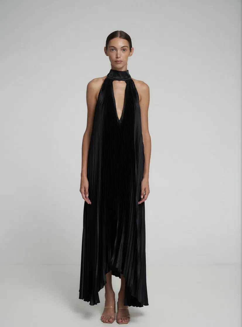 L'Idee Opera Gown Black Size AU 8 | The Volte