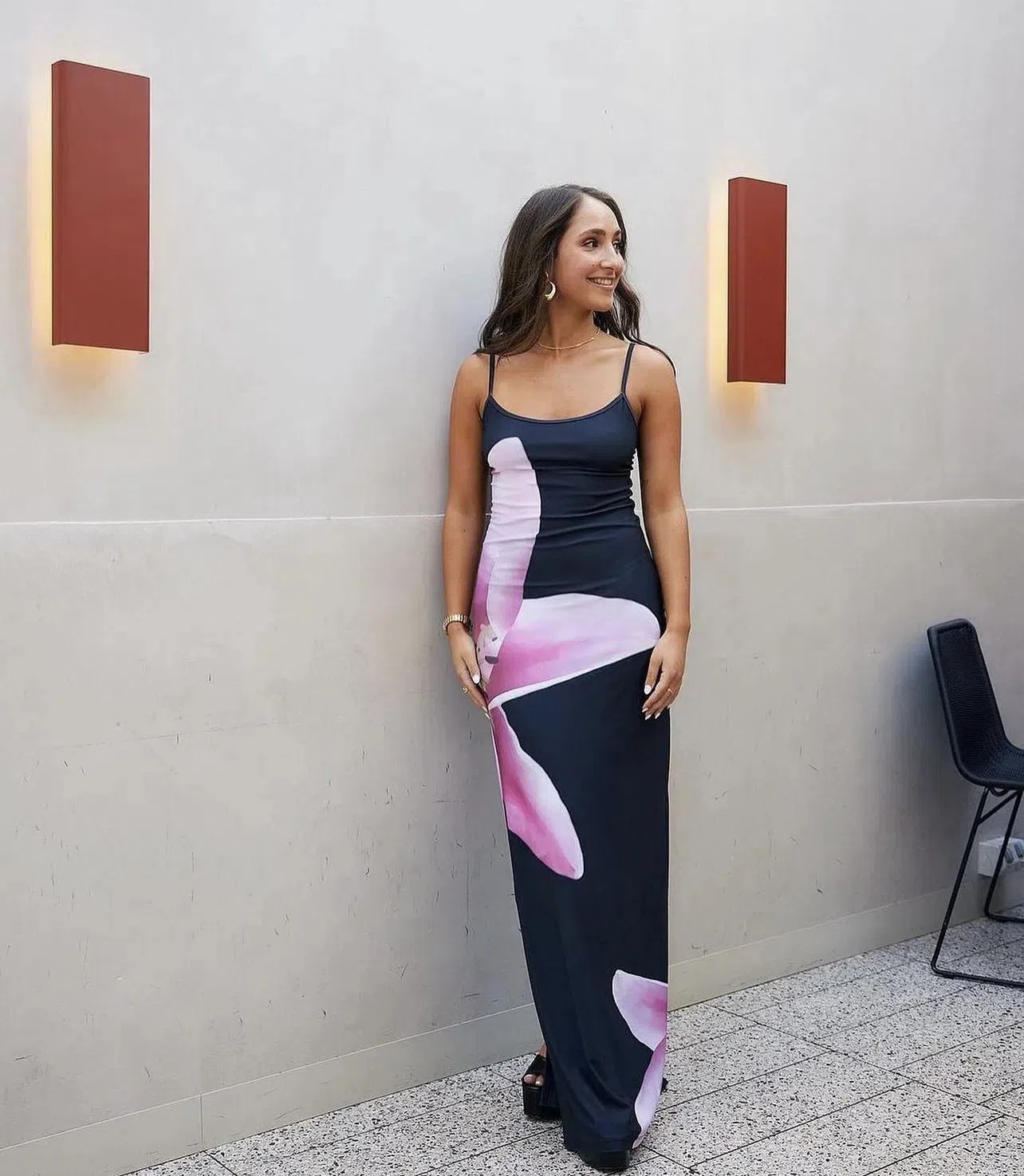 With Harper Lu Slip Dress Lily Floral Size AU 6 | The Volte