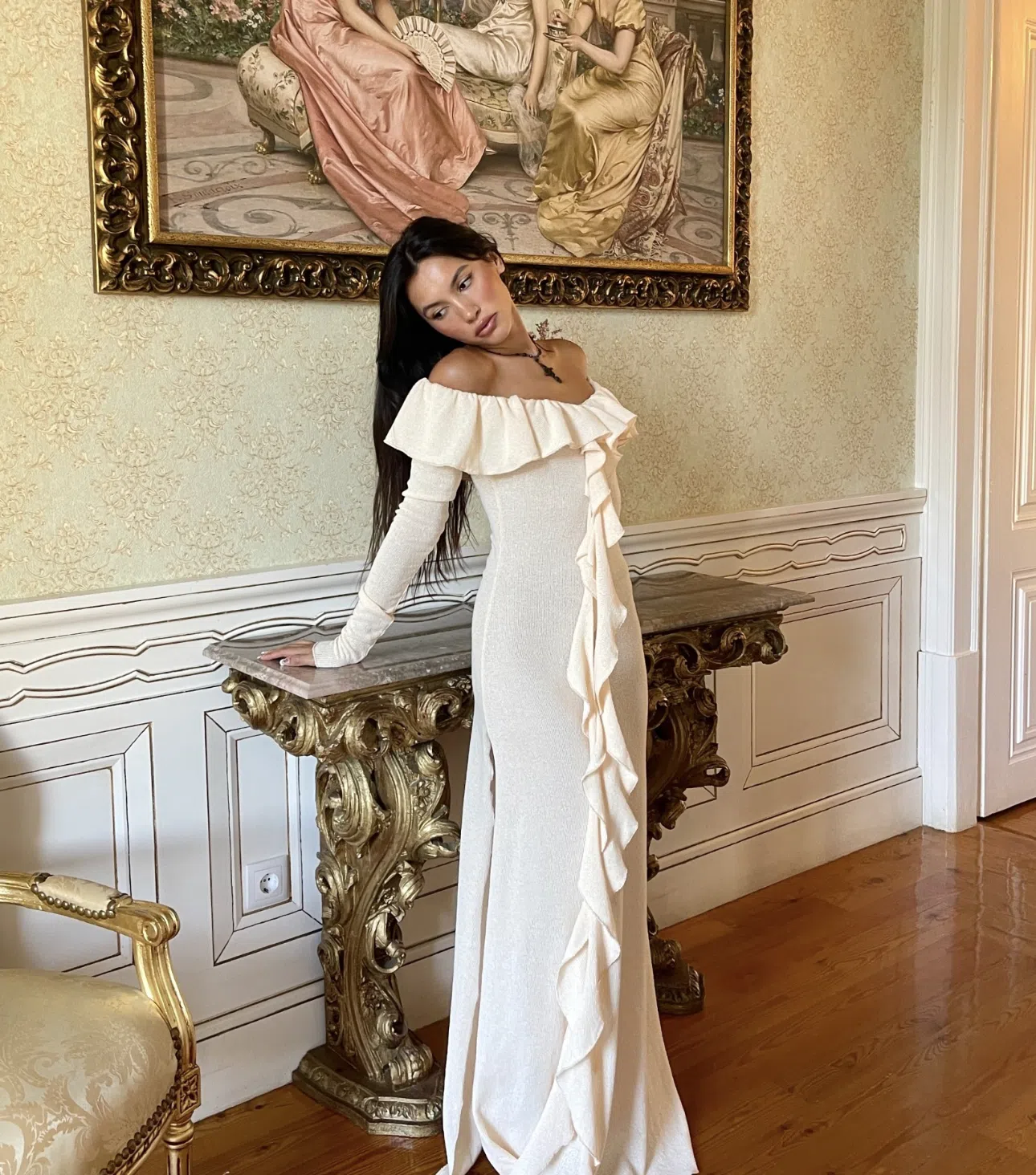 Arcina Ori Mila Maxi Dress Cream Size XS / AU 6 | The Volte