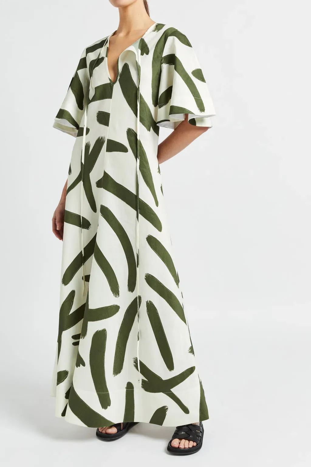 Lee Mathews Ava Maxi Dress Multi Size 4 | The Volte